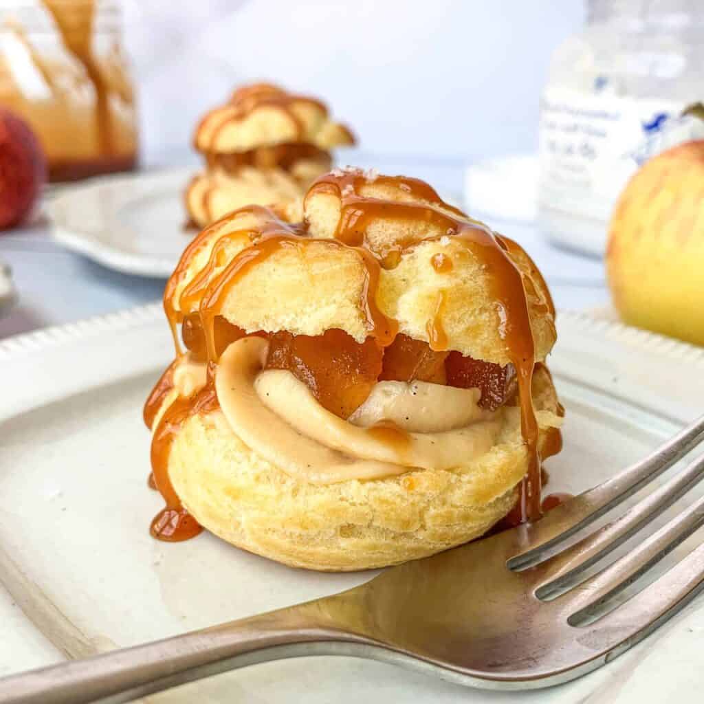 Cookie Dough Cream Puffs - Live to Sweet Cookie Dough Cream Puffs