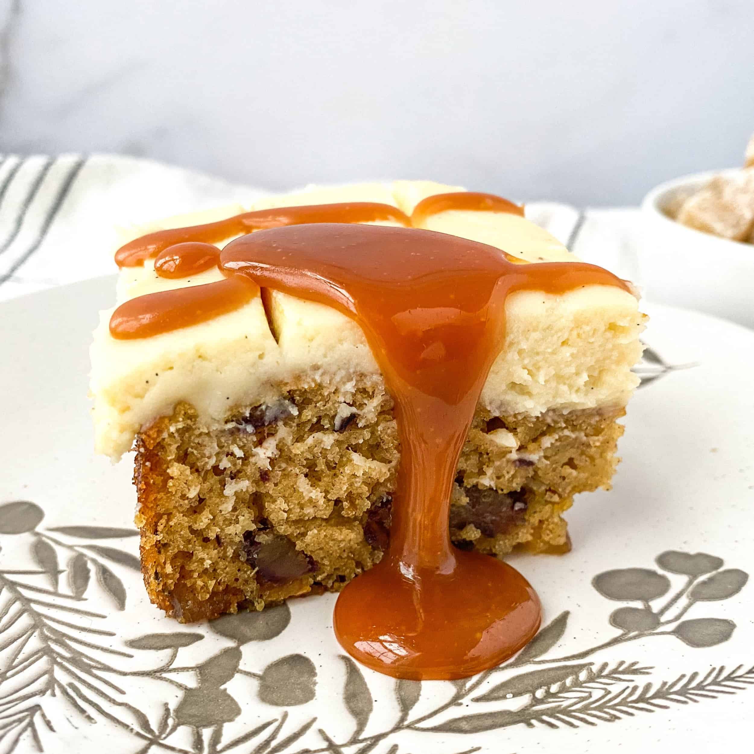 Caramel Ginger Date Cake - Live to Sweet