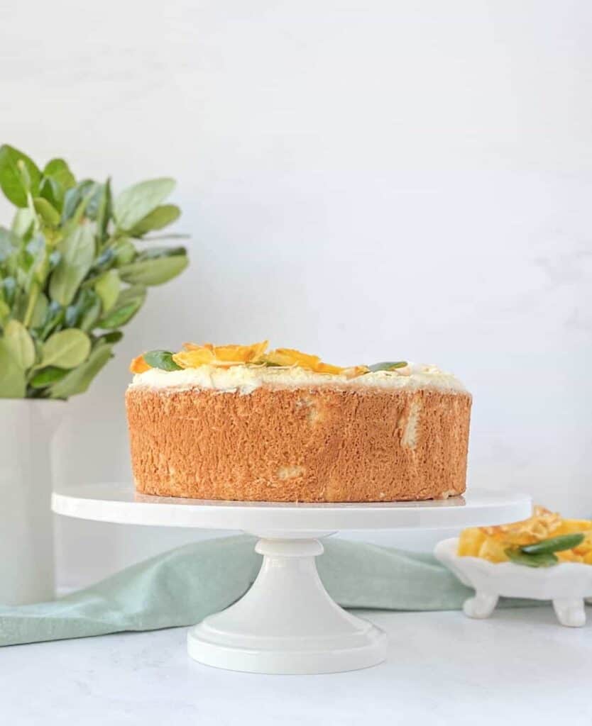 Tropical Angel Food Cake - Live to Sweet