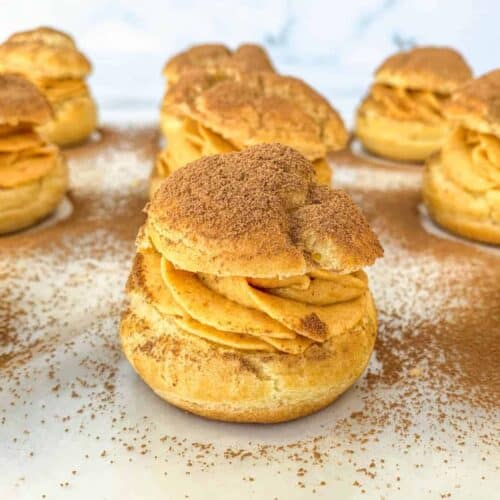 Pecan Pie Cream Puffs - Live to Sweet