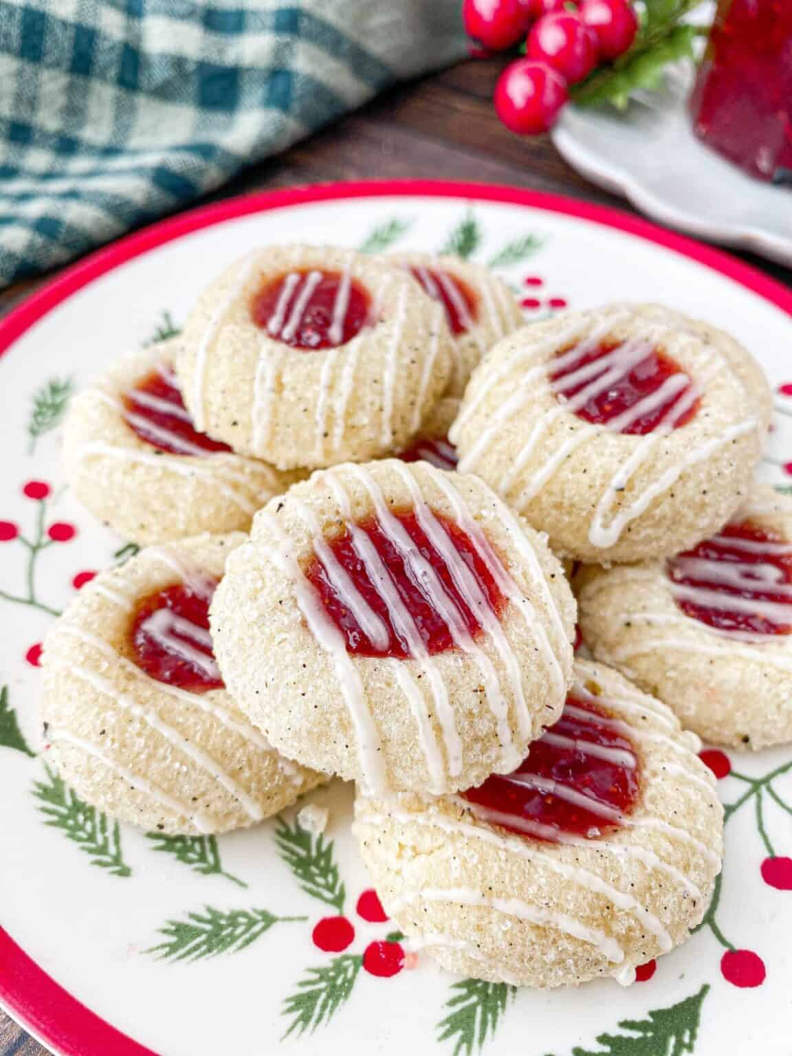 Strawberry Jam Cookies - Live to Sweet