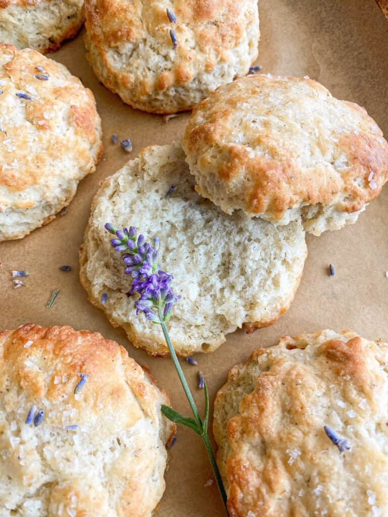 Lavender Biscuits - Live to Sweet