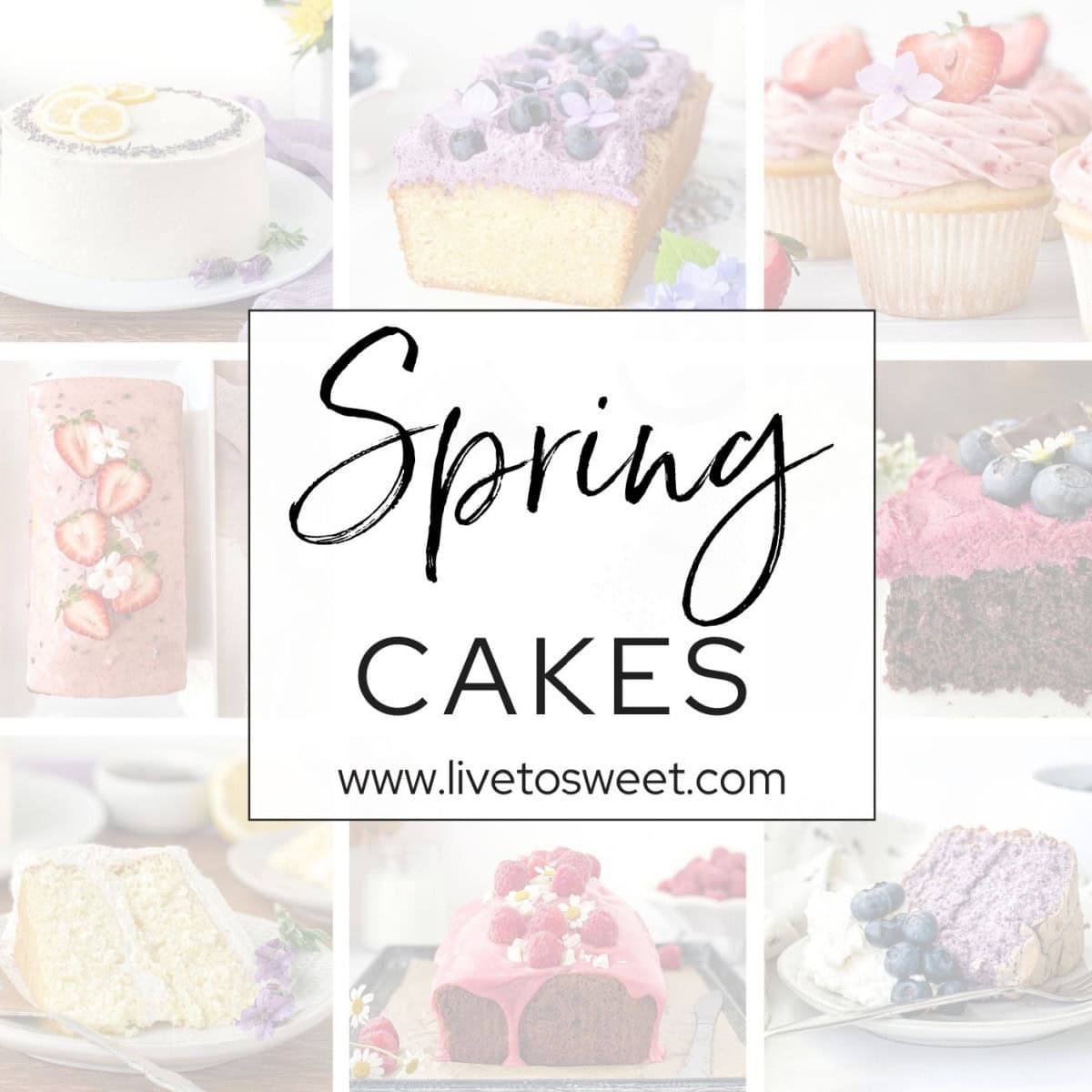 10+ Spring Cakes - Live to Sweet